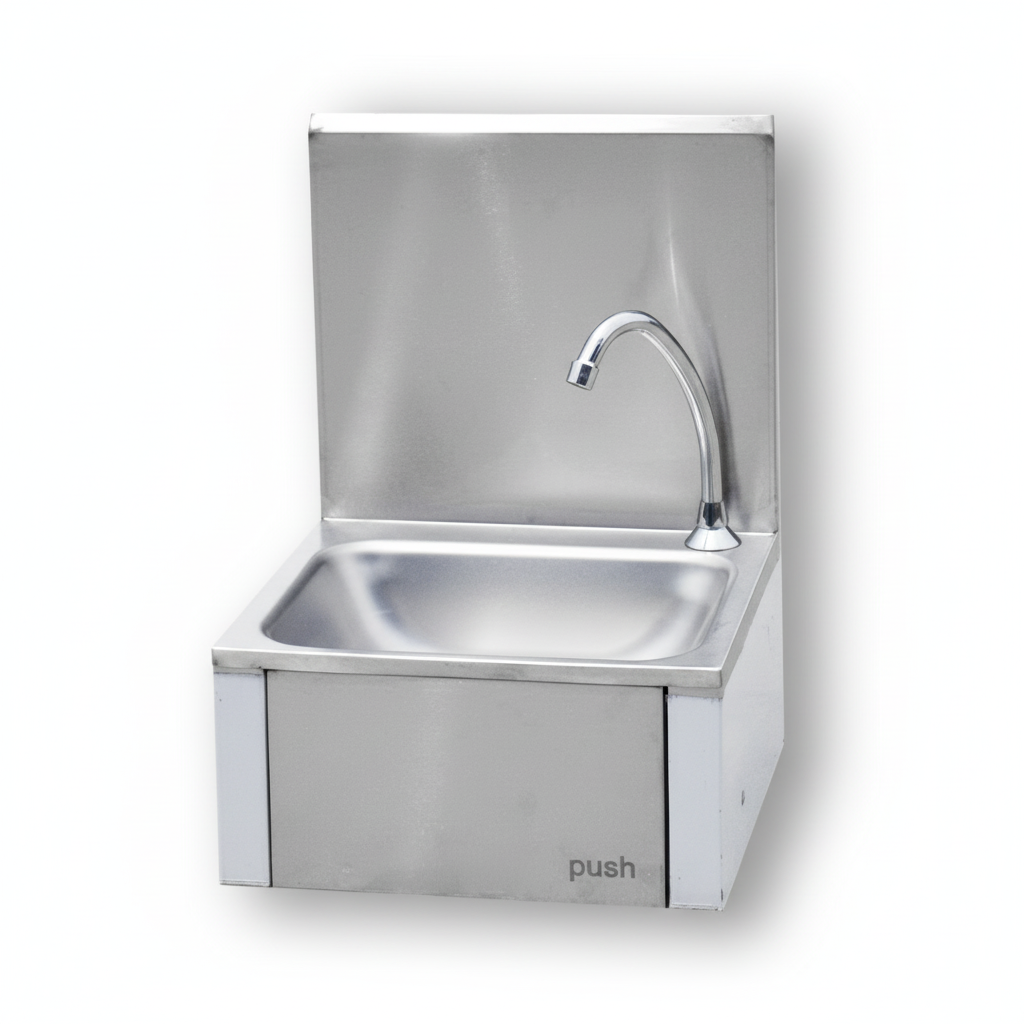Stainless Steel HIGH BACK KNEE PUSH SINK first choice in the kitchen ...